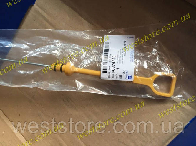 Щуп уровня масла в картере двигателя Ланос Lanos GM 96376263, цена 145 ...