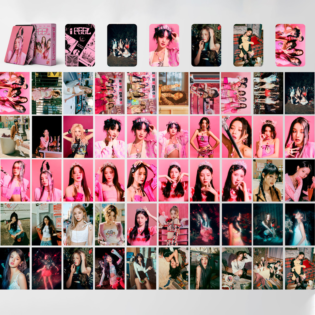 Ломо Карты Lomo Card (G)I-DLE I Feel Джи-Айдл 50 штук ® (ID#1932927751 ...