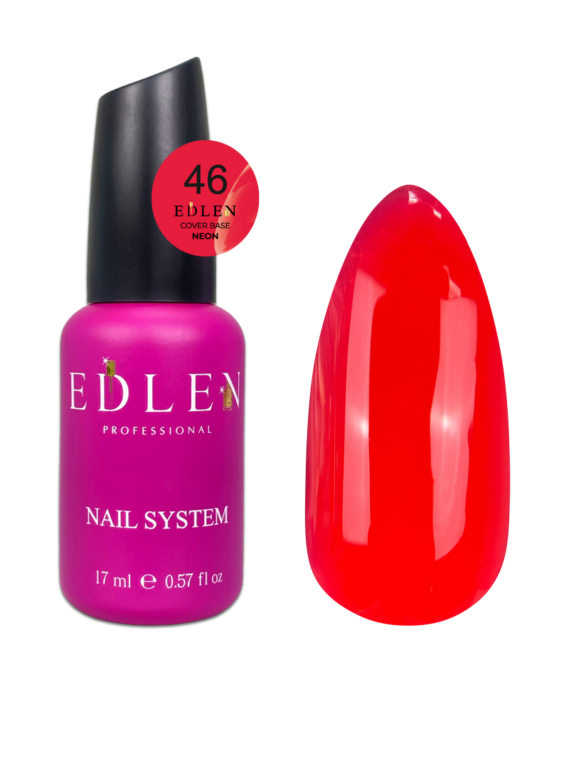 EDLEN New Formula Cover Base №46 Neon, 17 мл (ID#1931113165), цена: 255 ...