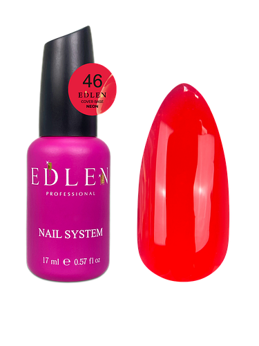 EDLEN New Formula Cover Base №46 Neon, 17 мл (ID#1931113165), цена: 255 ...