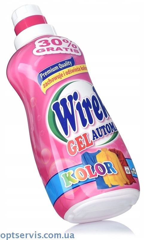 Гель для автоматической стирки цветного белья Wirek Kolor 1л: продажа ...