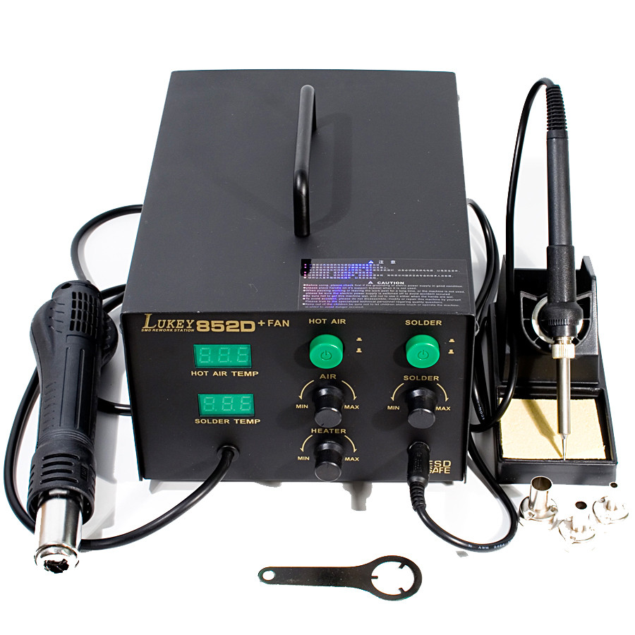 Термоповітряна паяльна станція Lukey 852D+FAN (ID#337561950), ціна: 4796 ₴, купити на Prom.ua