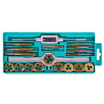 Набір плашок M3-M12 та мітчиків M3-M12, 40 од. INTERTOOL SD-8040 (ID#946640347), ціна: 759 ...