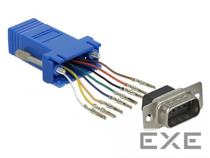 Купить Переходник оборудования COM(DB9)-RJ45 UTP5e M/F,Assemble Kit ...