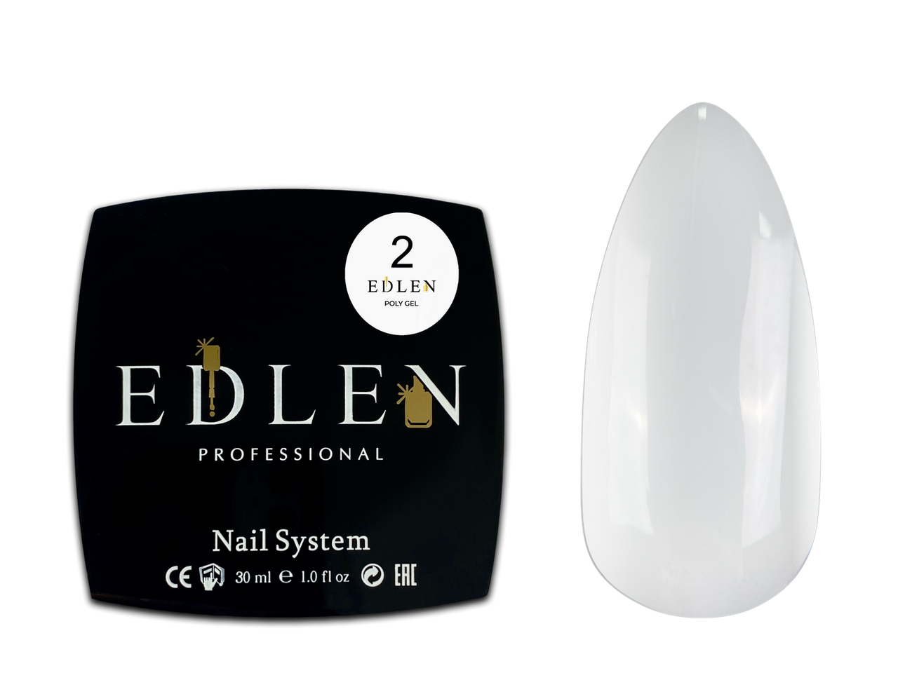 EDLEN New Formula Poly Gel №02, 30 мл (ID#1929580376), цена: 410 ...