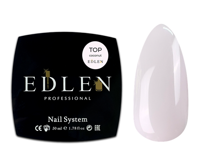 Купить EDLEN New Formula Top Coconut No Wipe Топ молочно-рожевий без ЛШ ...