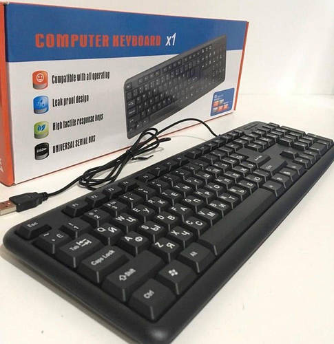 Проводная клавиатура KEYBOARD X1 K107 от USB (ID#1933471979), цена: 197 ₴, купить на Prom.ua