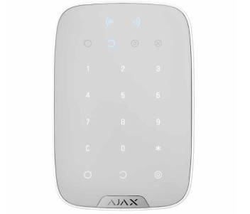 Купить Ajax Keypad Plus white Беспроводная клавиатура, цена 3349 ...