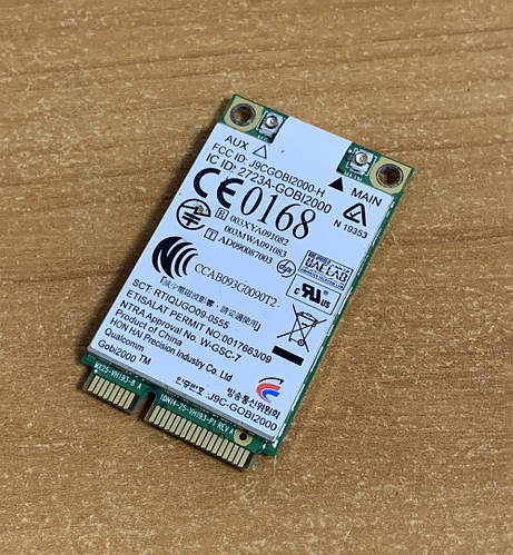 Б/У 3G Модем Qualcomm Gobi2000, 531993-001, HP 6540, 6550 (ID ...