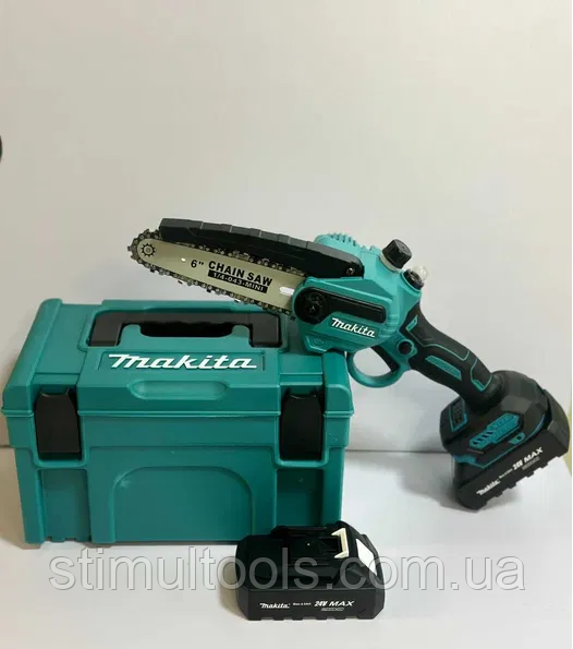 Аккумуляторная пила Makita с масляным баком, шина 20 см: продажа, цена ...