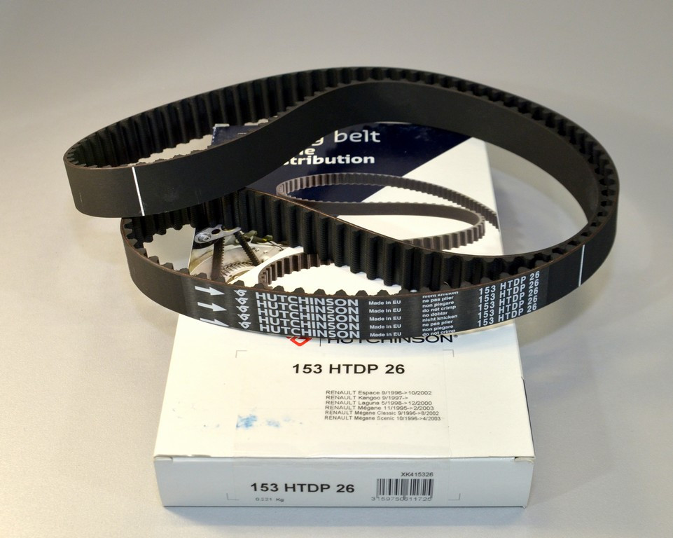 Ремень ГРМ на Renault Kangoo 1997->2008 1.9dCi (F9Q 790) — 153 HTDP 26: ...