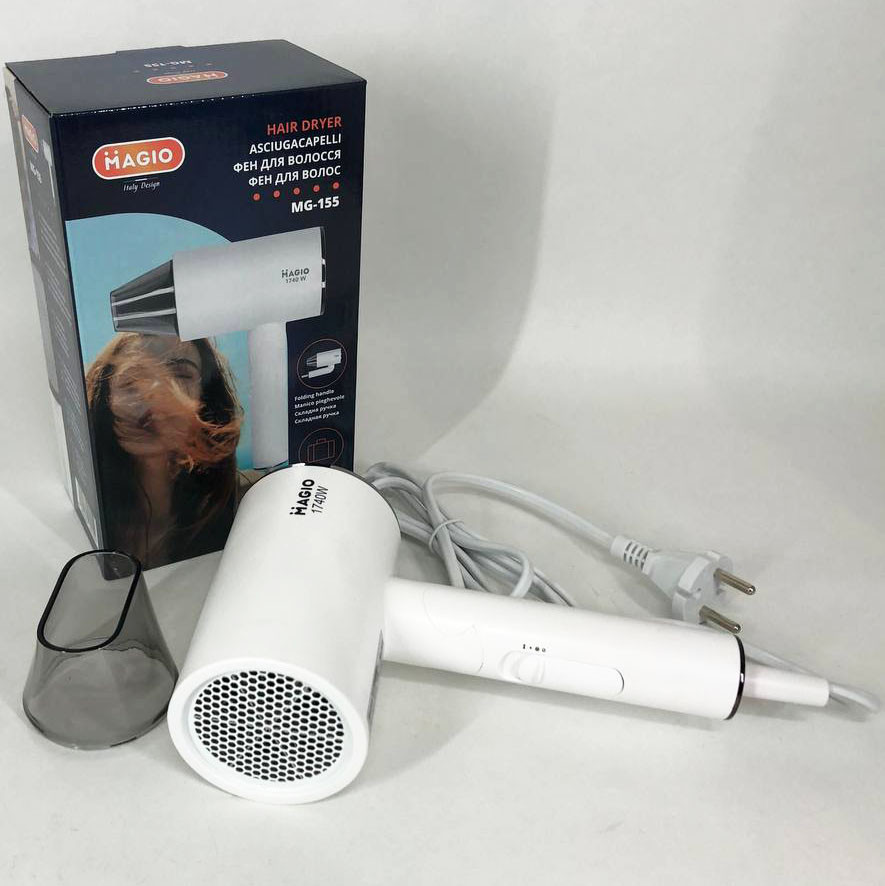 Фен Дорожный MAGIO MG-155 1740 Вт Компактный, но Мощный — в Категории ...