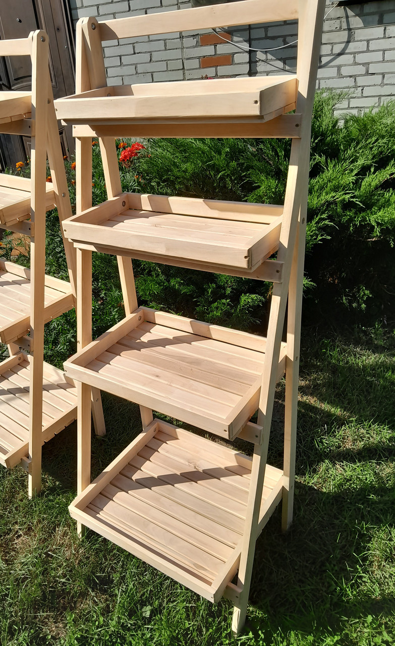 Етажерка деревяна розкладна Id 1934026018 цена 2269 50 ₴ купить на Prom Ua