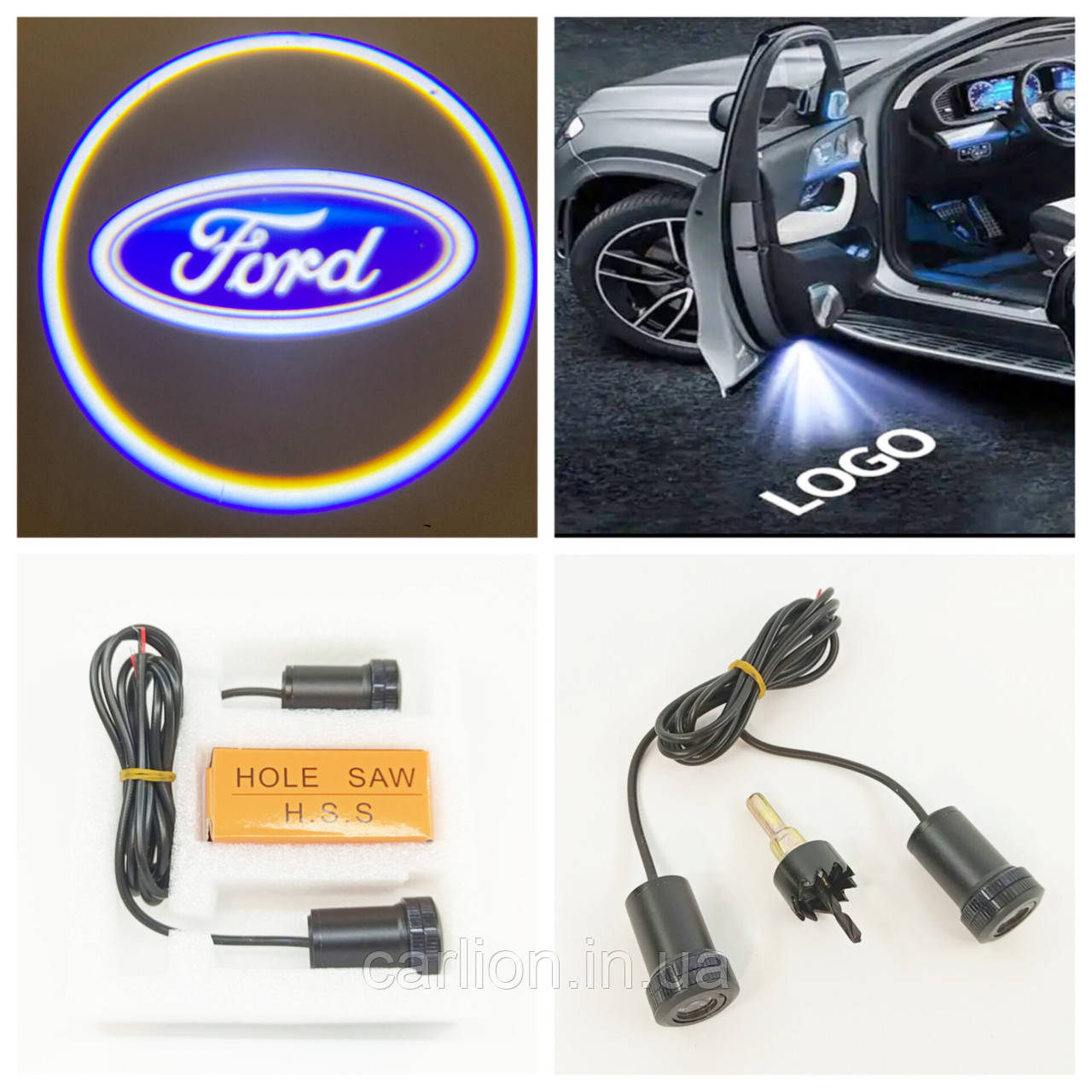 Логотип підсвітка дверей Форд Lazer door logo light Ford FOCUS (ID ...