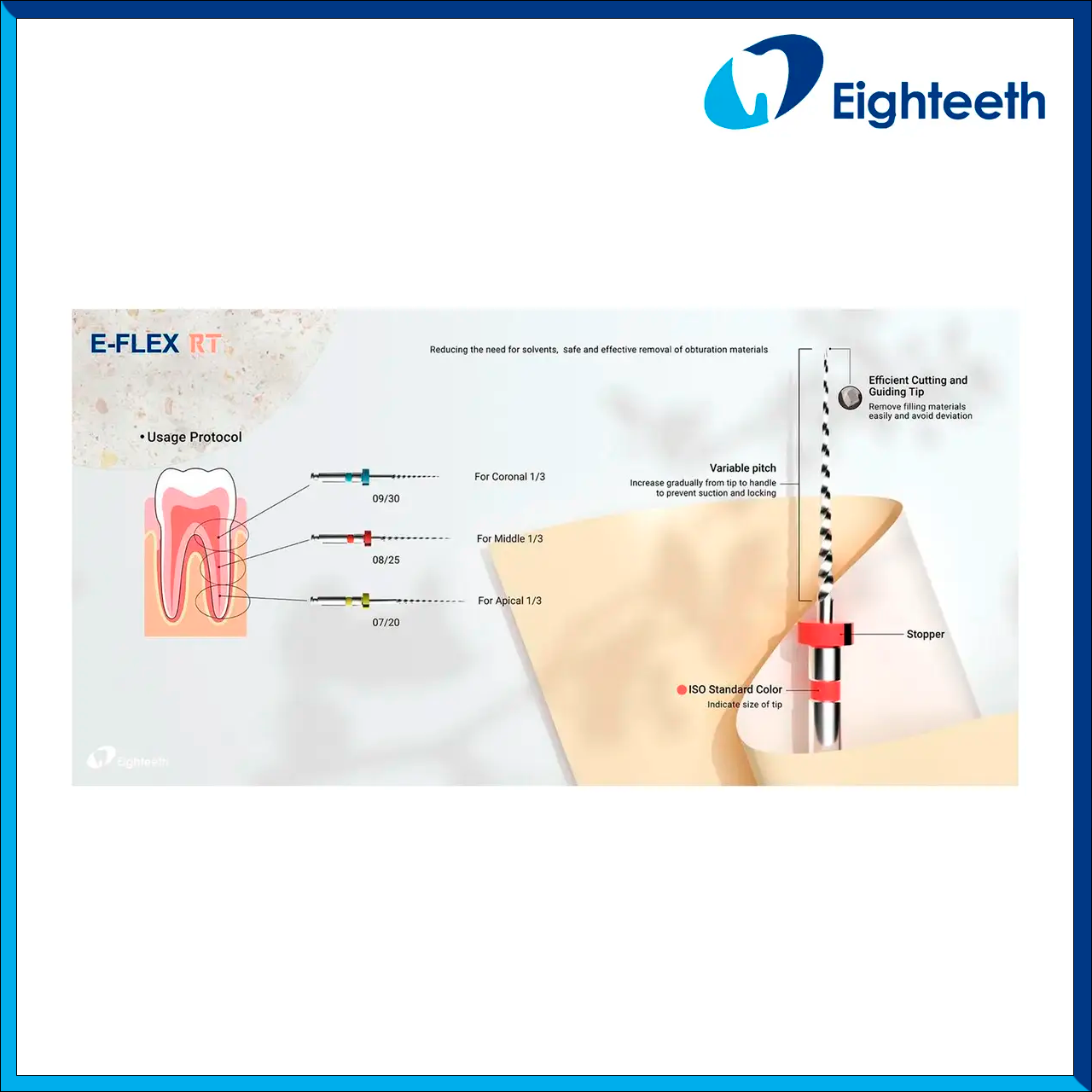 Купити E-Flex RT ендодонтичні файли Eighteeth, ціна 579 ₴ - Prom.ua (ID ...