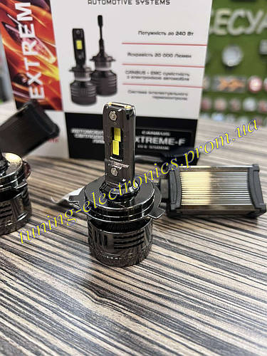Светодиодные LED лампы AMS EXTREME-F H4 H/L 5500K CANBUS 65watt (ID#1934259267), цена: 3590 ...