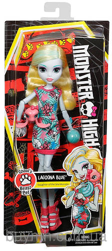 Купити Lagoona Blue Doll with Turtle Лялька Монстер Хай Лагуна Блю з ...