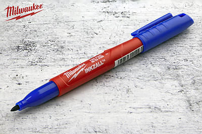 Маркер MILWAUKEE INKZALL тонкий синий для стройплощадки (ID#2269012248 ...