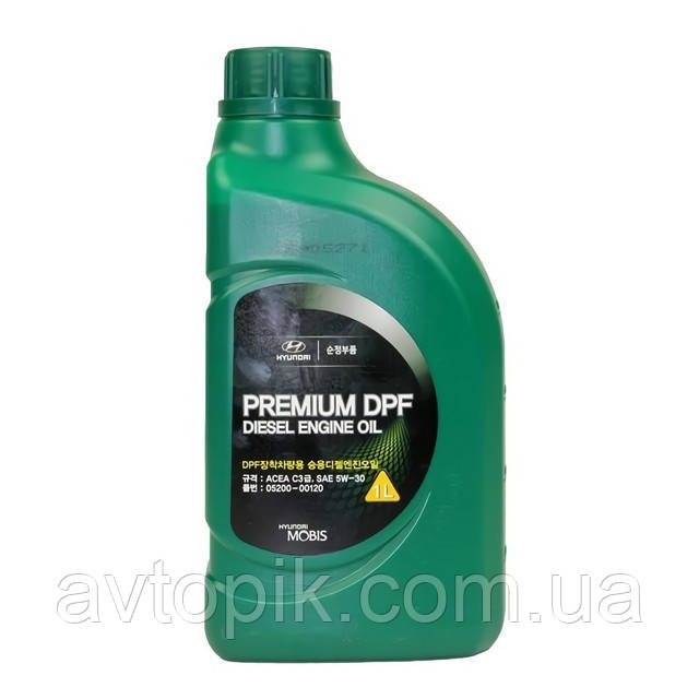 Моторное масло MOBIS Hyundai KIA Premium DPF 5W-30 C3 (1л.) (ID ...