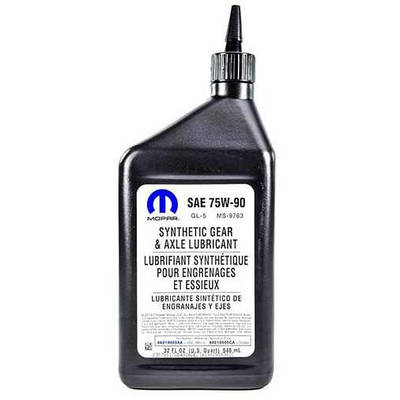 Трансмиссионное масло Mopar Gear Oil 70W-80 GL-5 0.946л (68227765AB ...