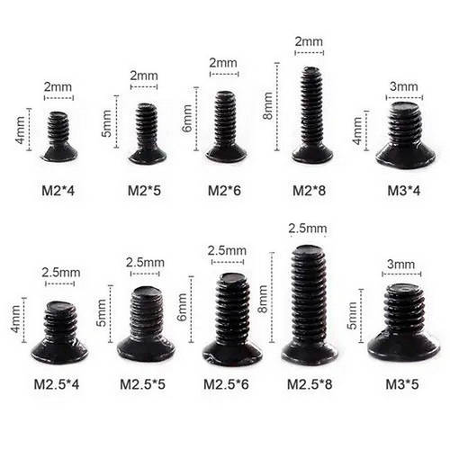 Купить Набор винтов для ноутбука M2 M2.5 M3 500 шт, цена 306 ₴ — Prom ...