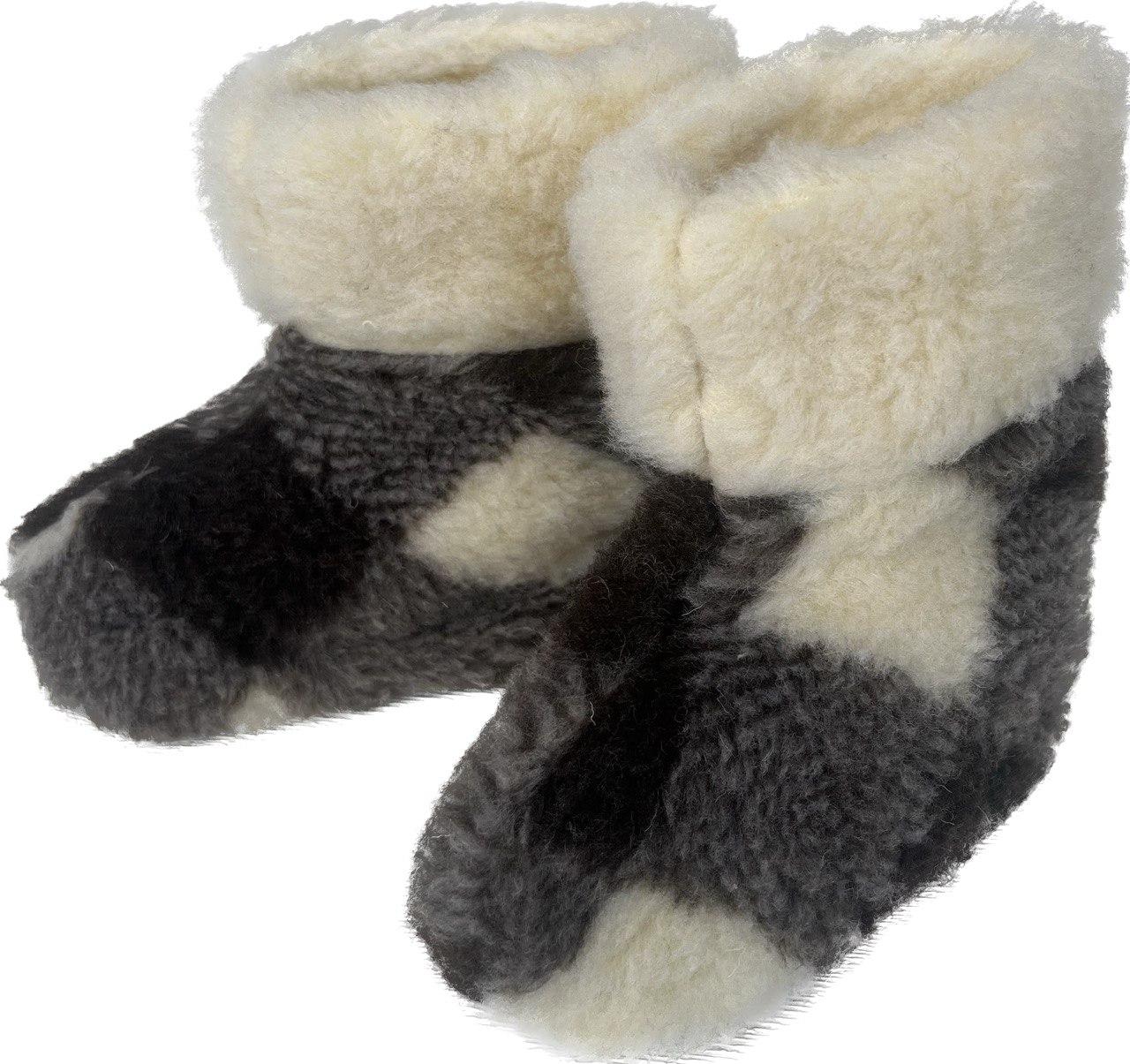 Підліткові тапочки чуні з натуральної овчини (28-35р.) Дитячі Чуні домашні з овечої вовни ...