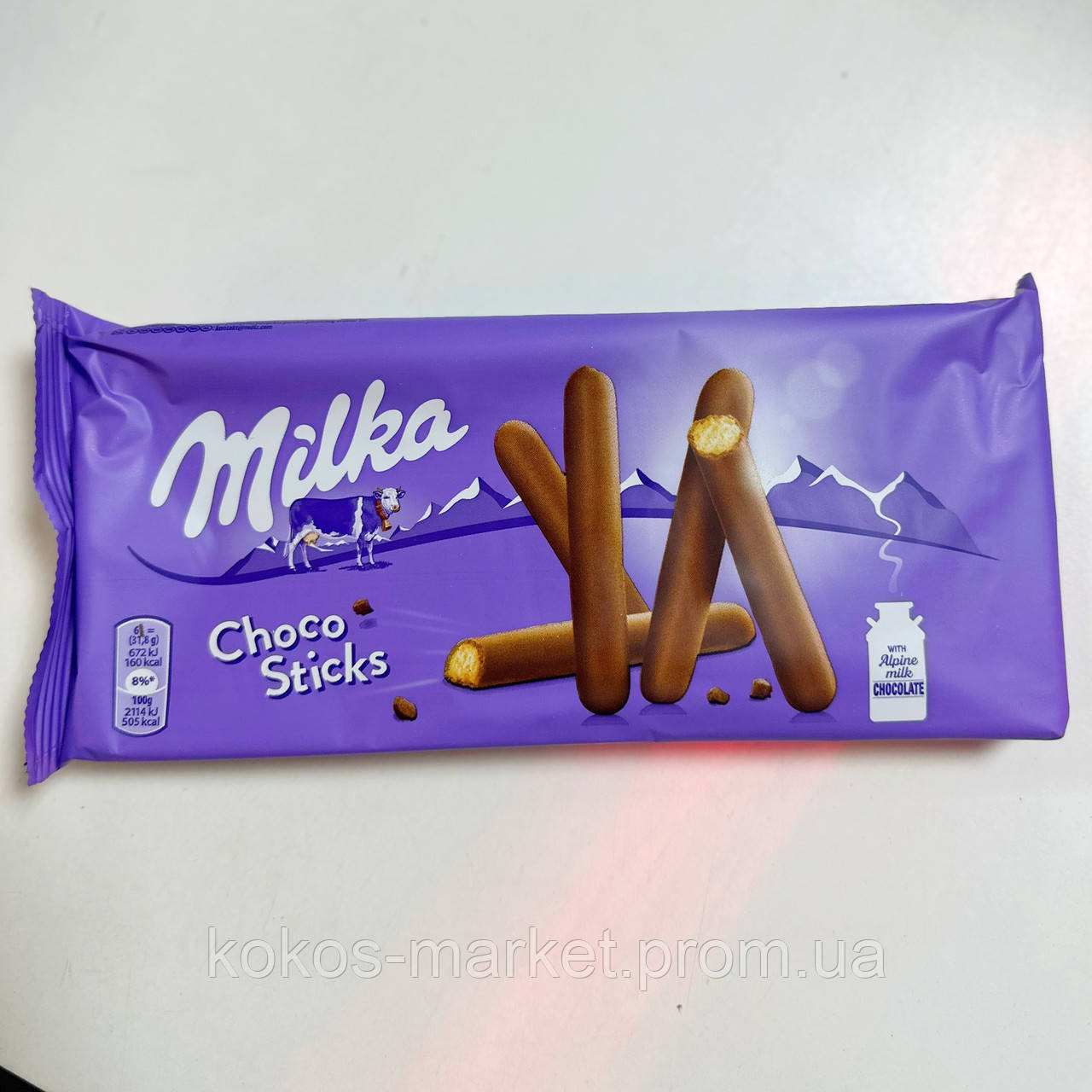 Печиво Milka Choco Sticks покрите молочним шоколадом 112г (ID ...