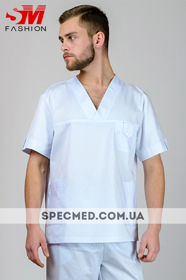 Медицинский Костюм К-33, Белый. Унисекс. ELIT COTTON — в Категории ...