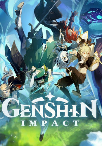Купить Genshin Impact компьютерная игра - плакат аниме, цена 29 ₴ — Prom.ua (ID#1935847595)