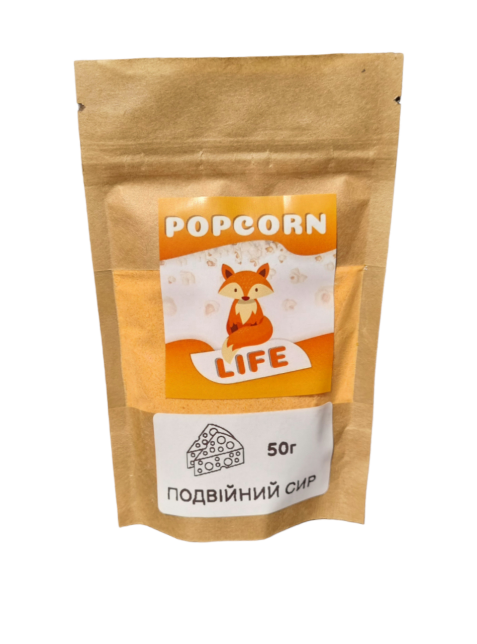 Двойной сыр приправа для снеков и попкорна, вкусовая добавка 50г ...