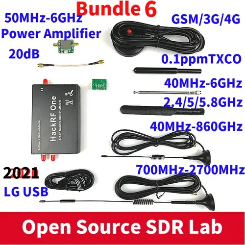 Купити SDR-трансивер HackRF One (макс. комплектація) радіостанція в ...