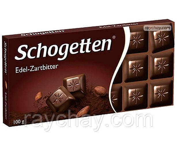 Schogetten Dark Chocolate Чорний шоколад, 100 г (ID#1936172682), цена ...