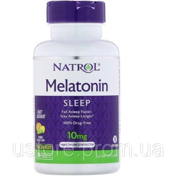 Мелатонин для Сна Natrol Melatonin Maximum Strength 10 Mg 100 Tabs ...