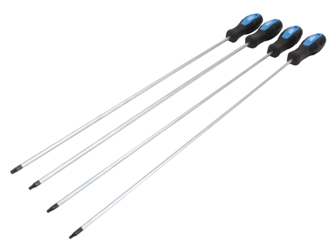 Набір викруток TORX 4 од. Extra довгих L=449 мм SATRA S-4SST (ID ...