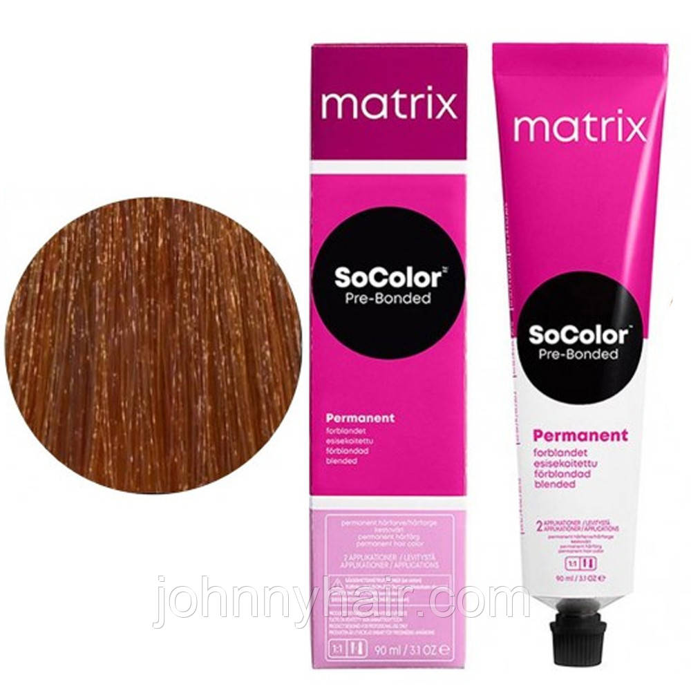 Крем-краска для волос Matrix Socolor Beauty №7C Блондин медный 90 мл ...
