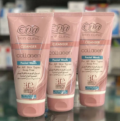 Купить Ева Коллаген гель для умывания 150 мл Египет Срок 2025, цена 320 ...
