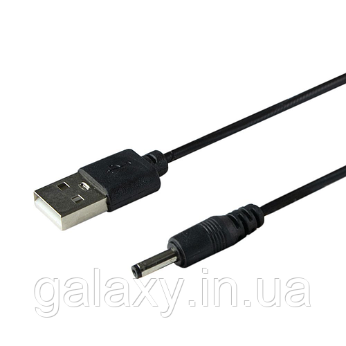 Кабель питания USB - DC 5V для роутера модема 3.5x1.35 mm 1м Black (ID ...