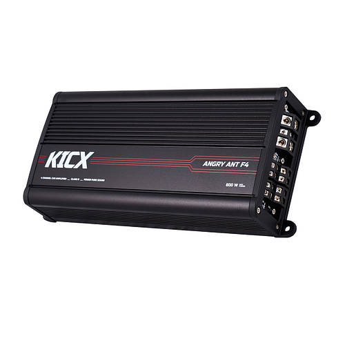 Купить Усилитель Kicx ANGRY ANT F4 (VDT), цена 8775 ₴ — Prom.ua (ID#1937237630)