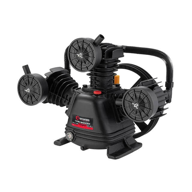 Купить Головка компрессорная 3-х цилиндровая 3 кВт Intertool PT-0036AP ...