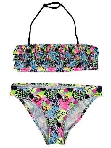 Купальник раздельный Keyzi 134 Розовый-экзотик Ananas small 2psc (ID ...