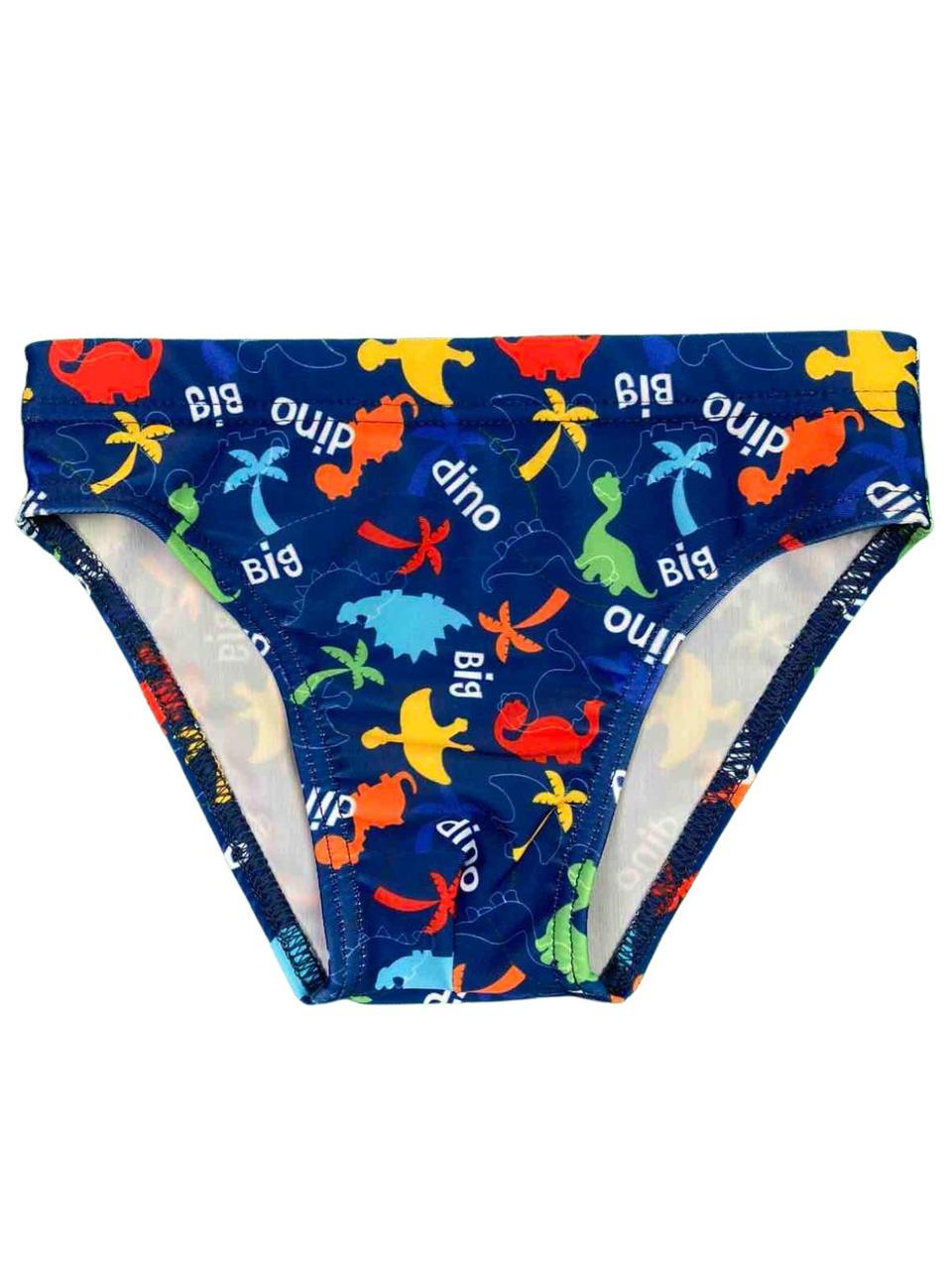 Плавки купальные для мальчика Keyzi 104 Т.синий-рисунок Dino slip (ID ...