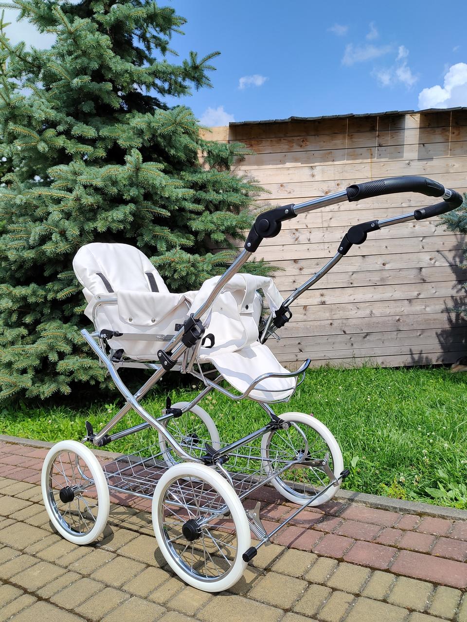 Детская комбинированная коляска Eichhorn Stroller Classic Белая ...