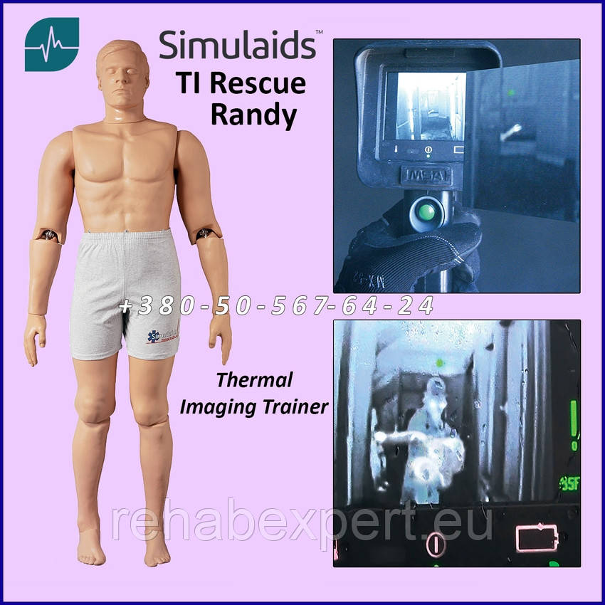 Фантомный манекен для эвакуации пожарных Simulaids Rescue Randy Combat ...