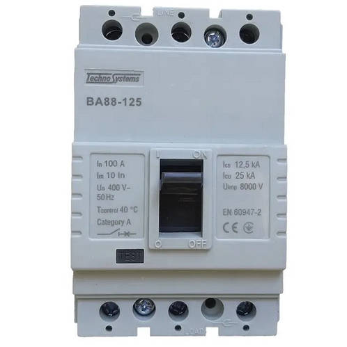 Автоматический выключатель 100А ВА88-125 3Р 25кА Techno Systems (ID ...