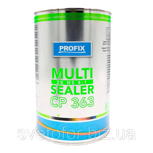 Ґрунт-ізолятор CP 363 Multisealer PROFIX 2K HS 4:1, комплект з отв. прозорий 0,8 л + 0,2 л, ціна ...