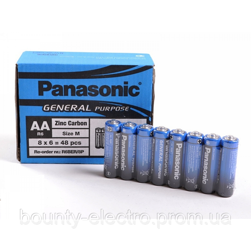 Купить Батарейки Panasonic General Purpose R6 AA, цена 6.20 ₴ — Prom.ua ...