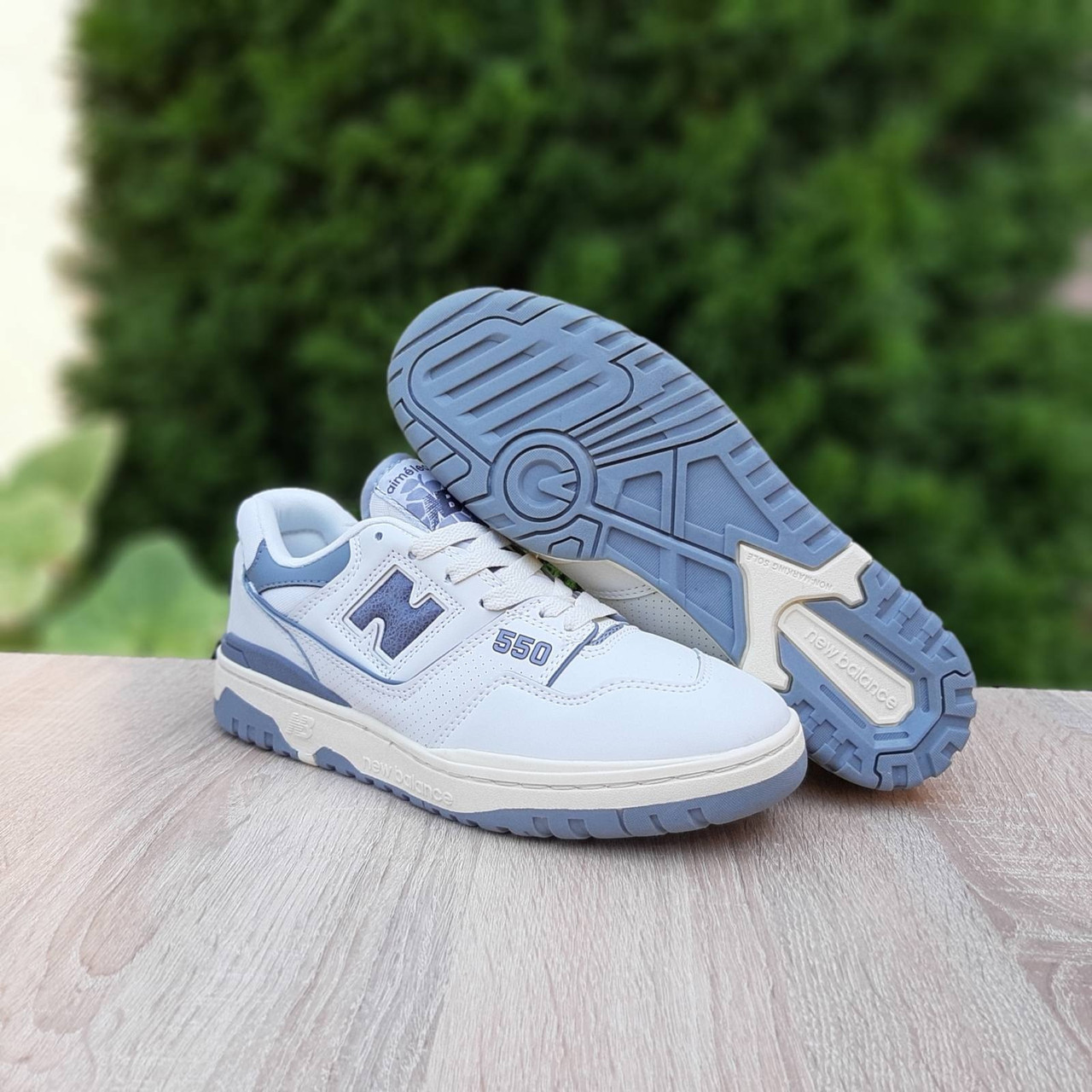 New Balance 550 Кроссовки мужские белые с серым Нью Баланс 550 Весенние ...