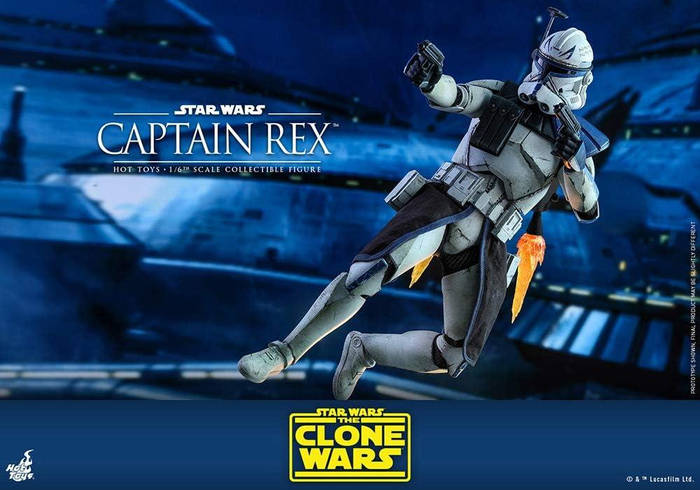 Фигурка 1/6 Hot Toys tms 18 STAR WARS THE CLONE WARS CAPTAIN REX ...