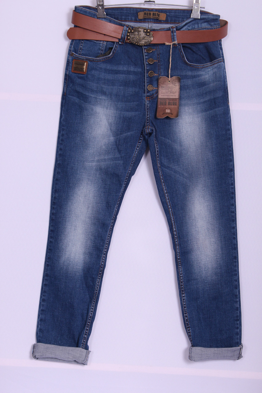 Женские джинсы бойфренды" Red Blue" 32-40 размер, больших размеров ...