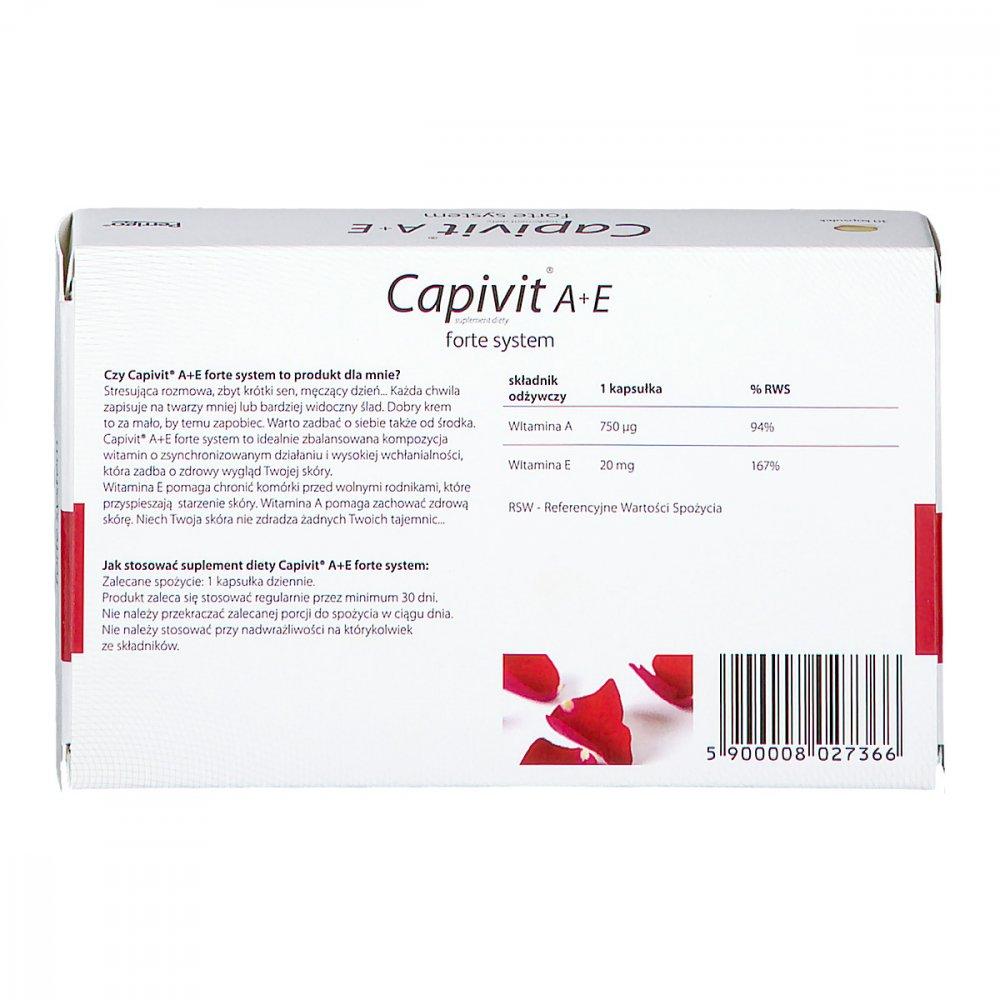 Купити Capivit A+E forte system Капсули 30 шт, ціна 285 ₴ - Prom.ua (ID ...